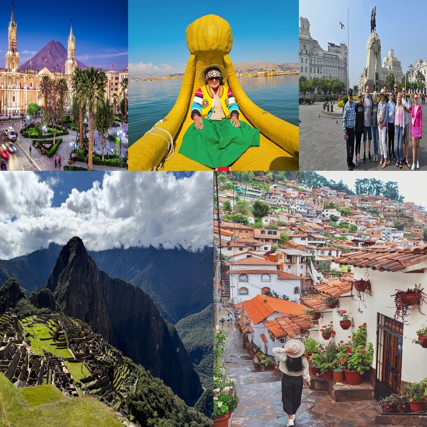 Southern Peru Travel Route 9 days: Arequipa, Puno, Machu picchu ...